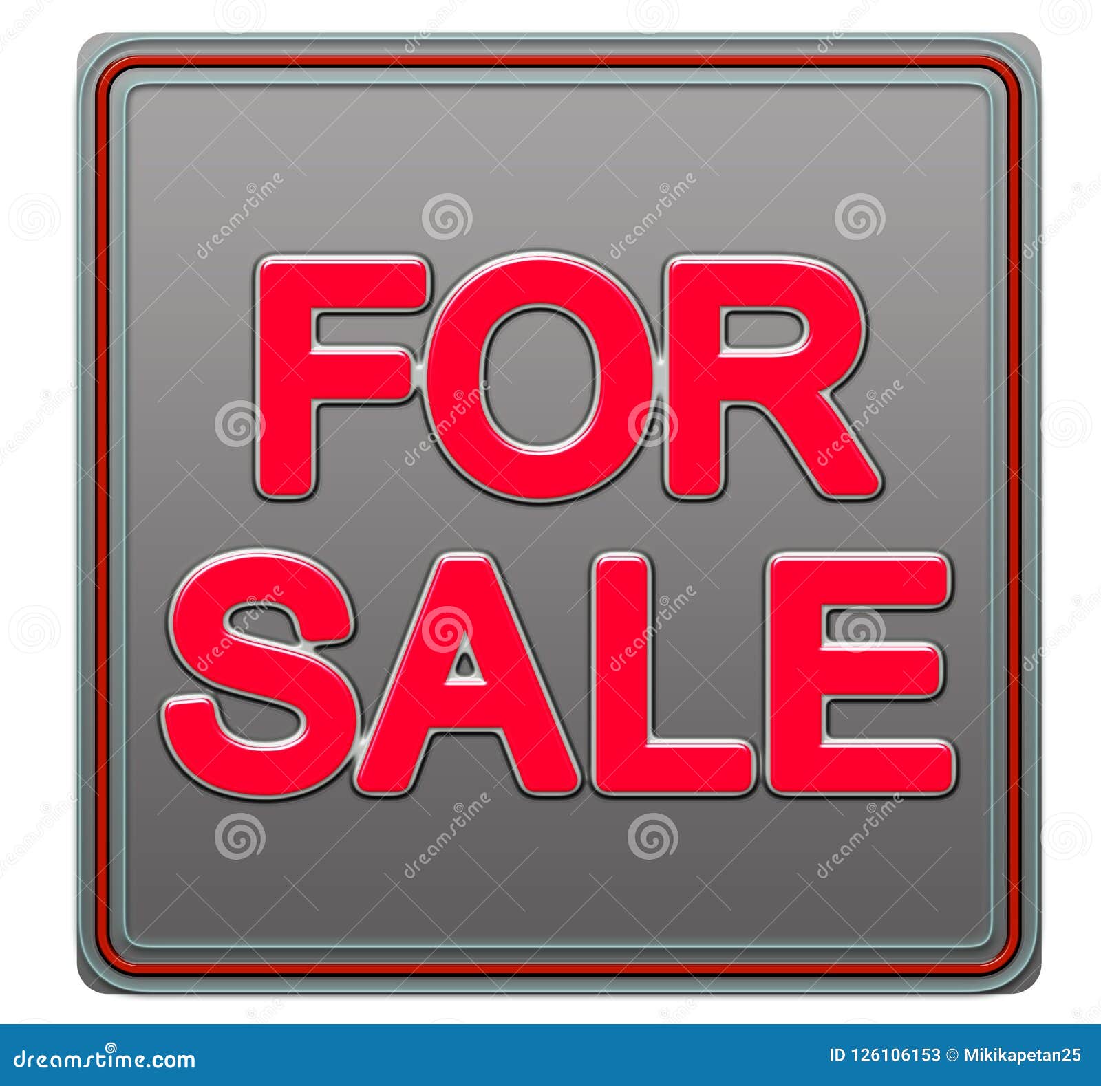 For sale illustration stock illustration. Illustration of label - 126106153