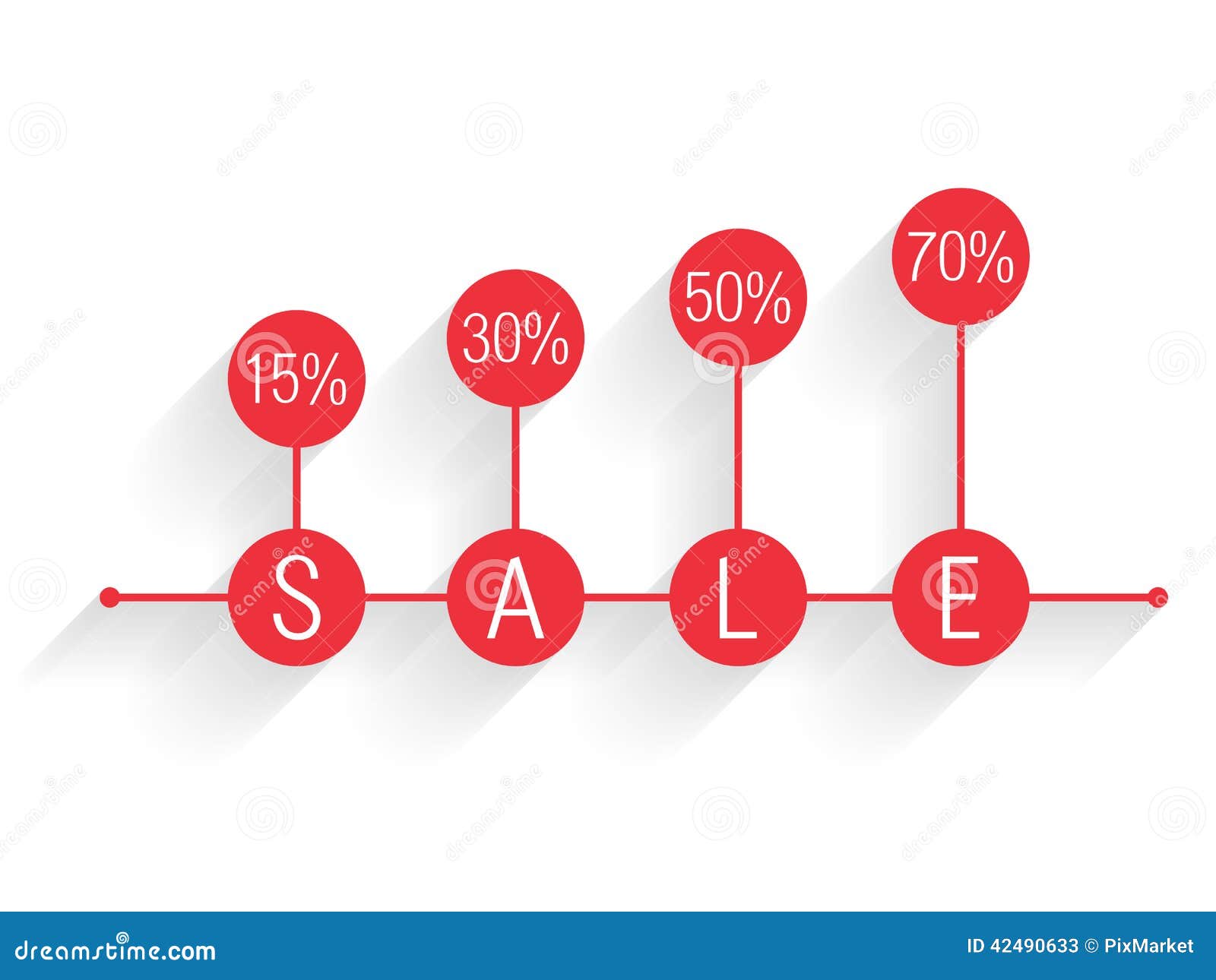 Sale stock vector. Illustration of graph, banner, chart - 42490633