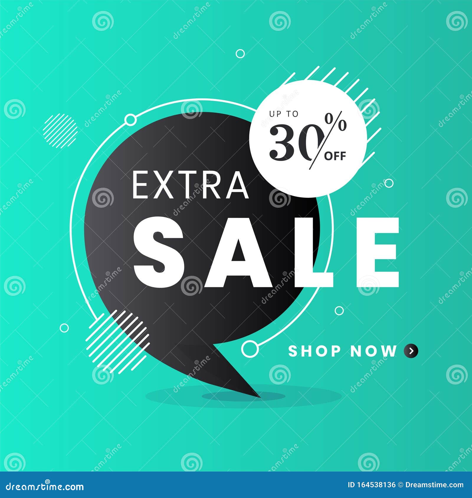 Extra Sale Label. Trendy Flat Bubble. Stock Illustration - Illustration ...