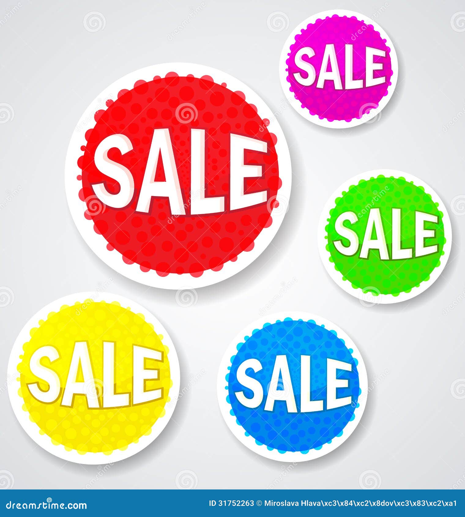 Sale label stock vector. Illustration of colorful, abstract - 31752263