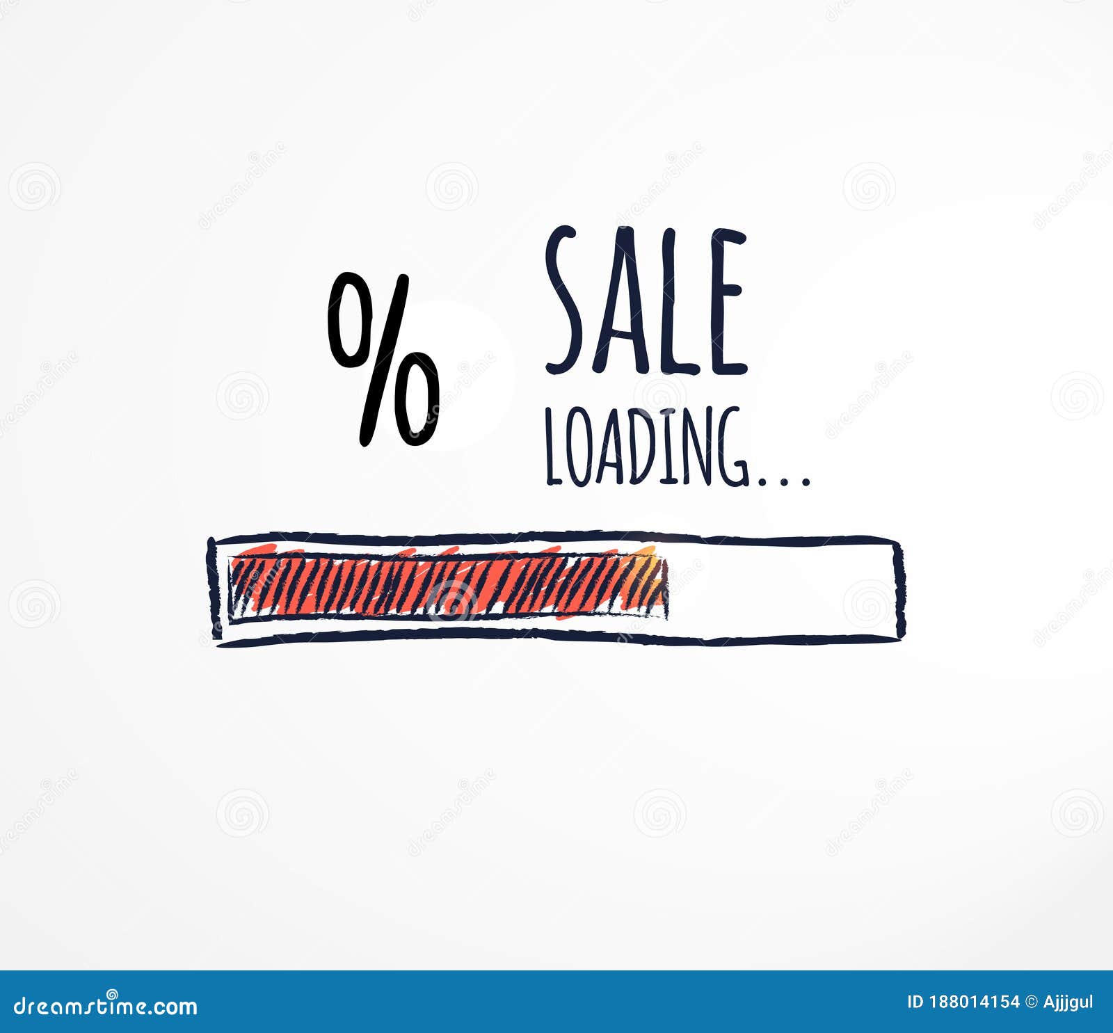 Sale Loading Concept Illustration Stock Illustration - Illustration of ...