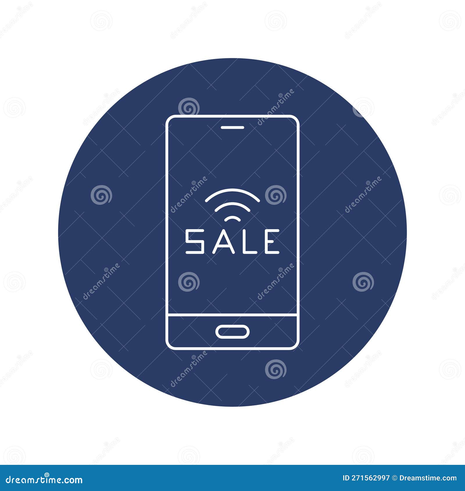 Sale, Mobile, Phone, Sale on Phone Icon Stock Vector - Illustration of ...