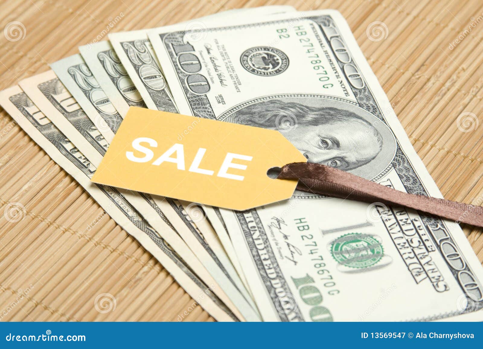 Sale money. Dollar stock image. Image of text, paper - 13569547