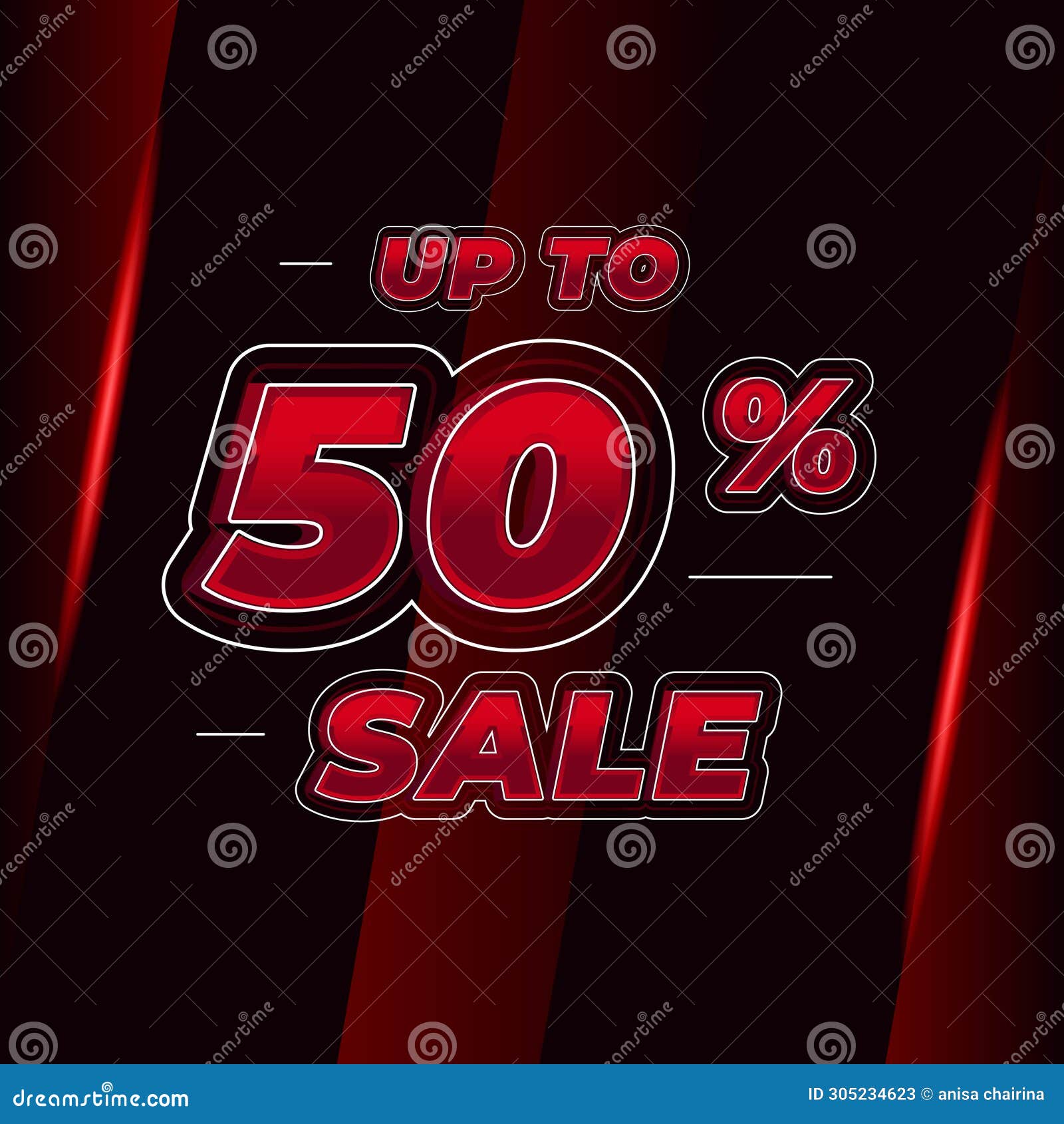 Sale Number Design Template Collection Stock Vector - Illustration of ...