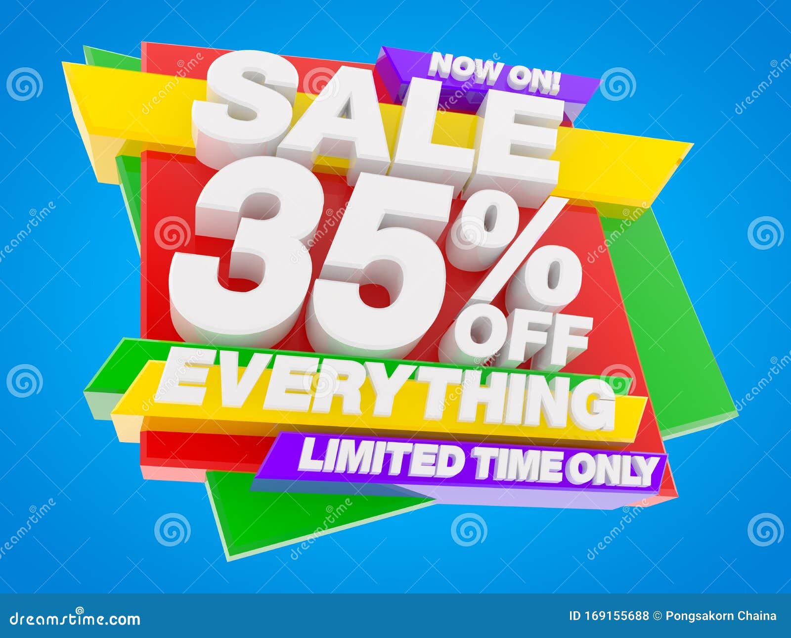 SALE 35 OFF EVERYTHING LIMITED TIME only NOW on ! 3d Illustration Stock ...
