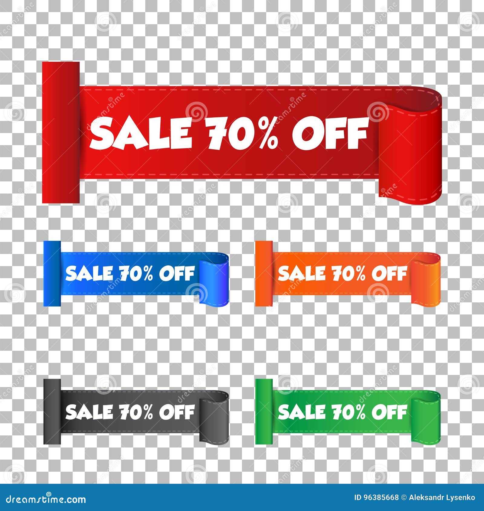 Sale 70 Off Sticker. Label Vector Illustration on Back Stock Vector ...