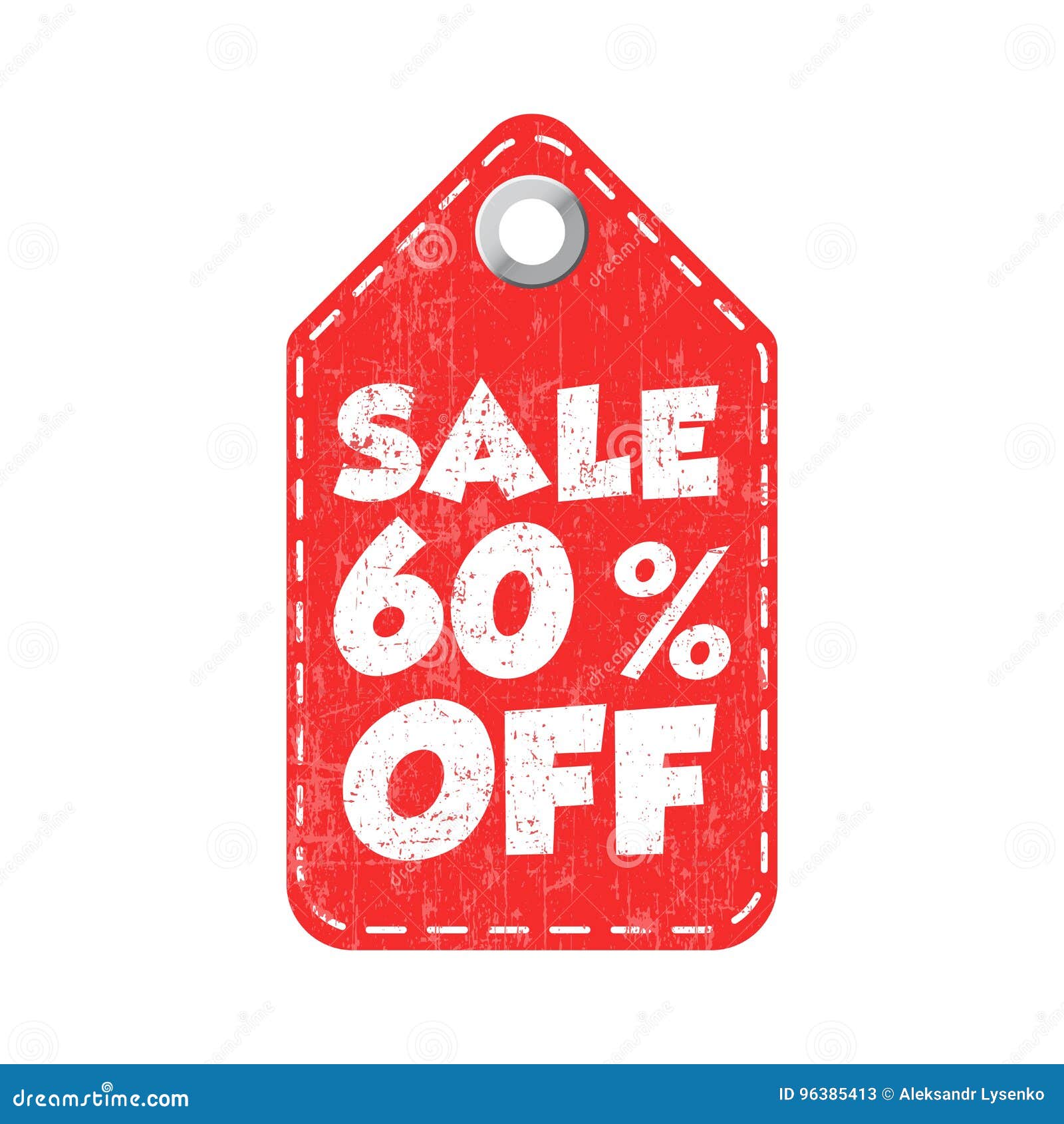 Sale 60 Off Tag. Label Vector Illustration on White Background Stock ...