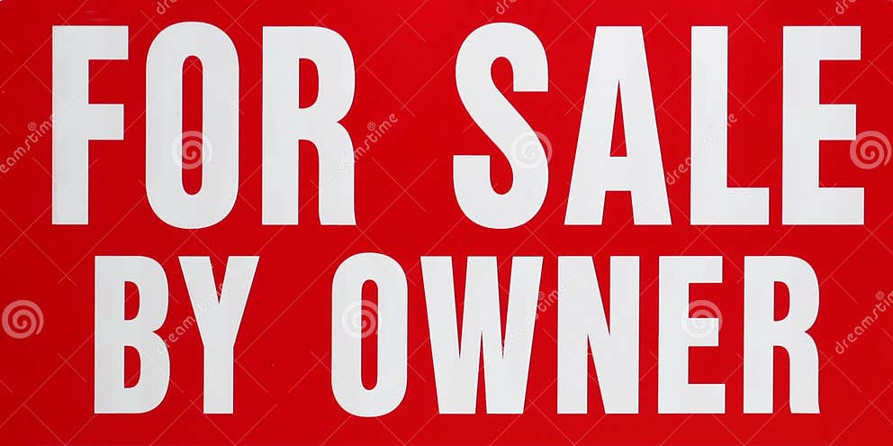 For Sale by Owner stock photo. Image of sale, reduced - 1146428