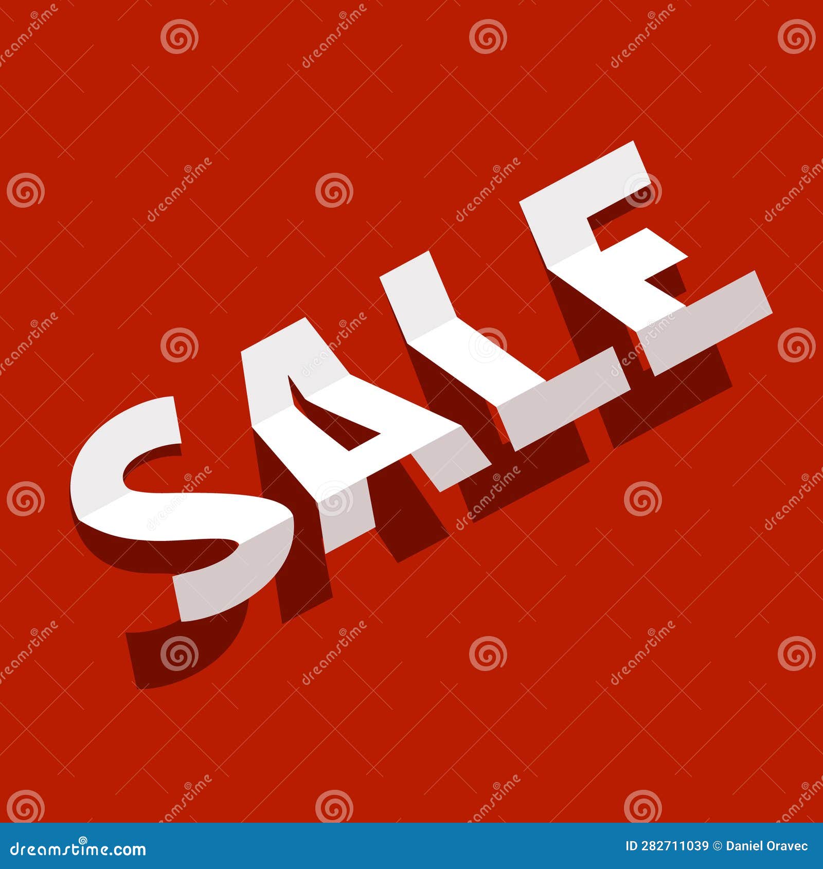 Sale Paper Cut Symbol on Red Background Stock Vector - Illustration of ...