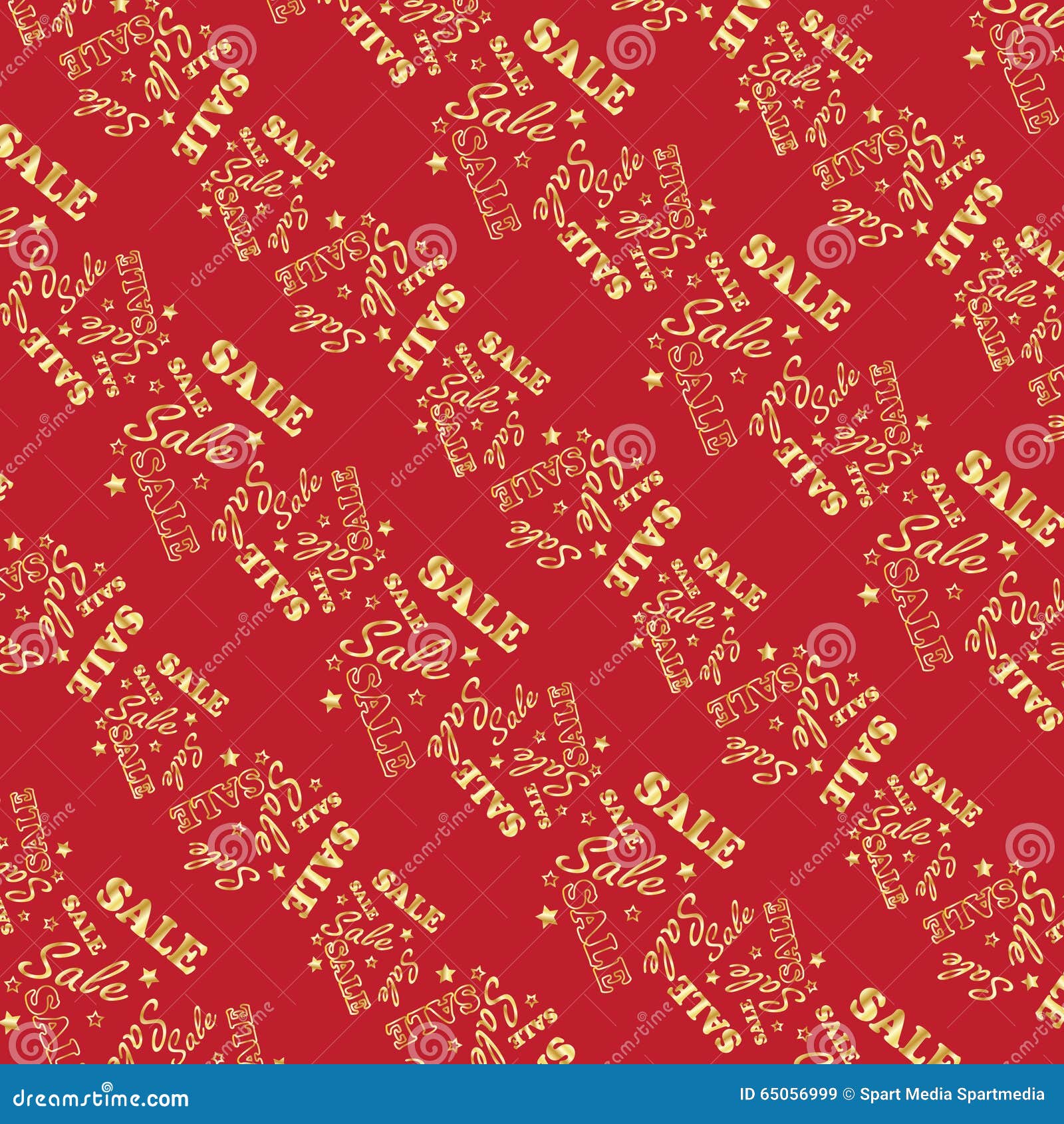 Sale Pattern Vector Wrapping Paper Decoration Template Stock Vector ...