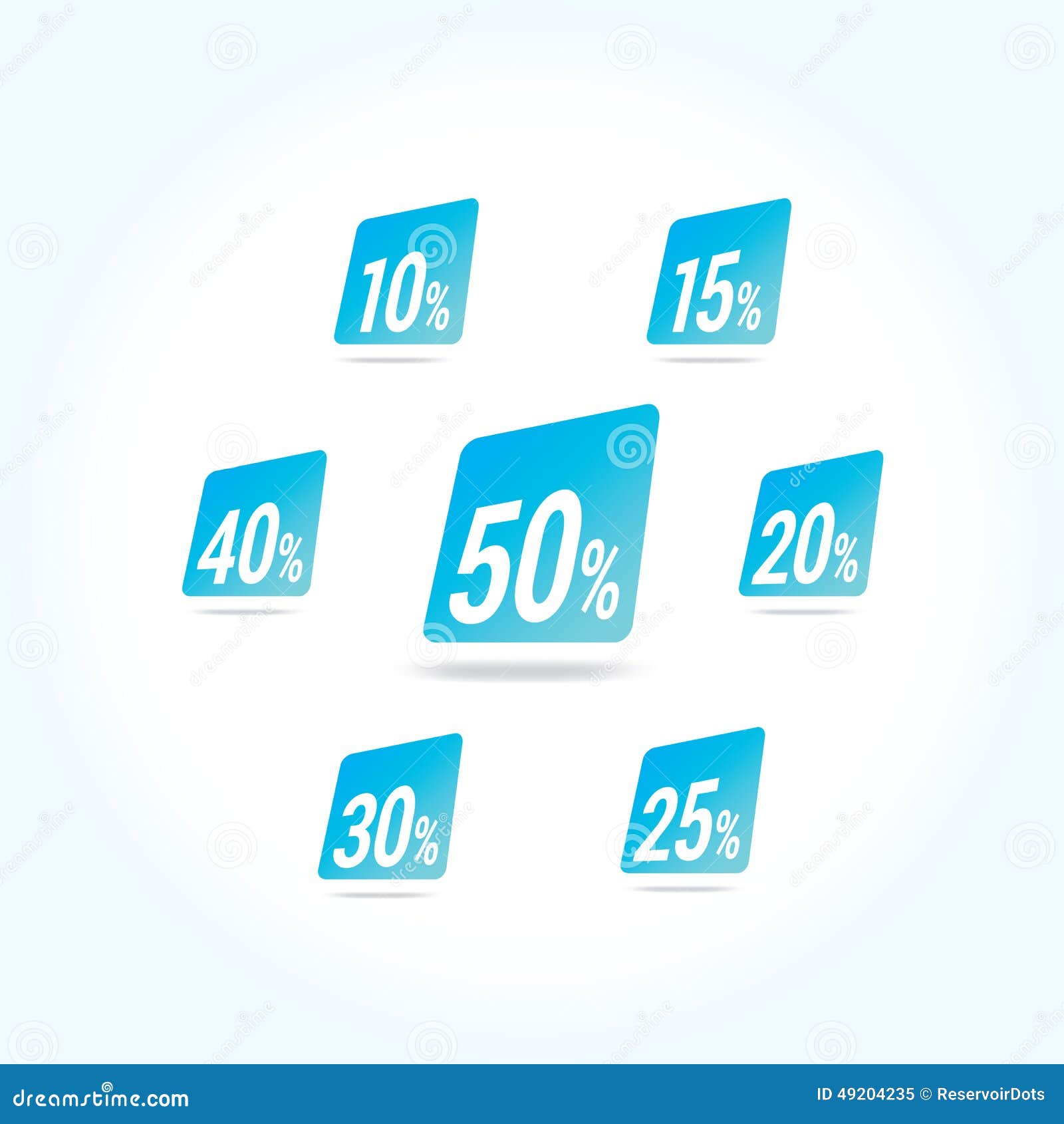 Sale Percent Labels stock vector. Illustration of retro - 49204235