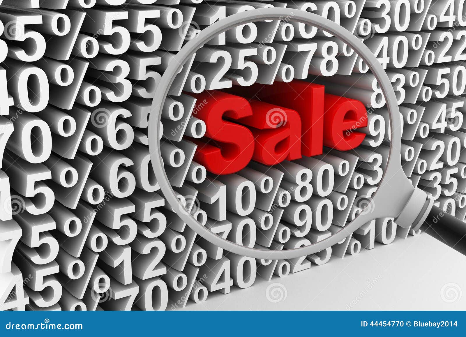Sale and percentages stock illustration. Illustration of poster - 44454770