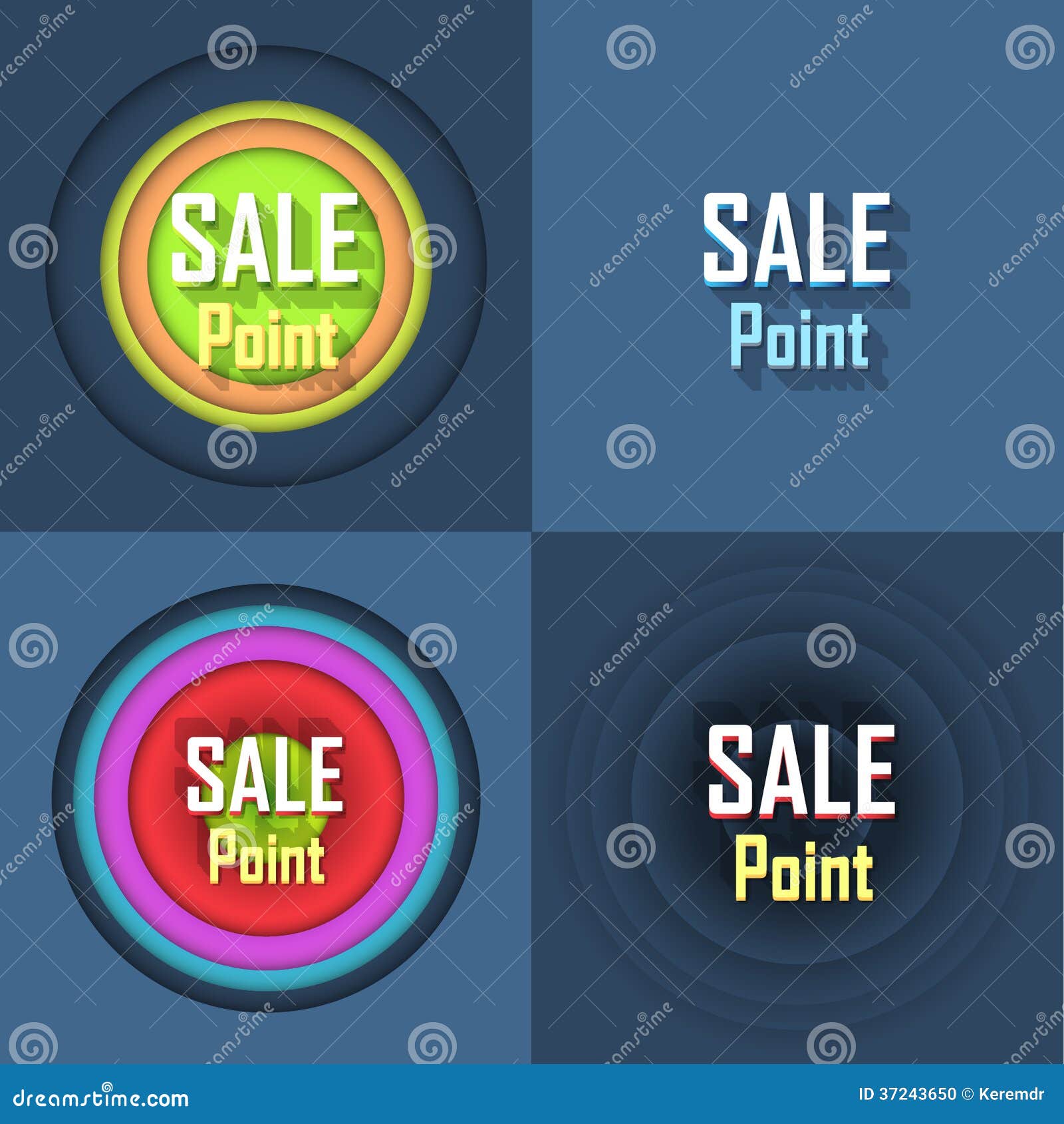 Sale Point Button Icon stock vector. Illustration of discount - 37243650