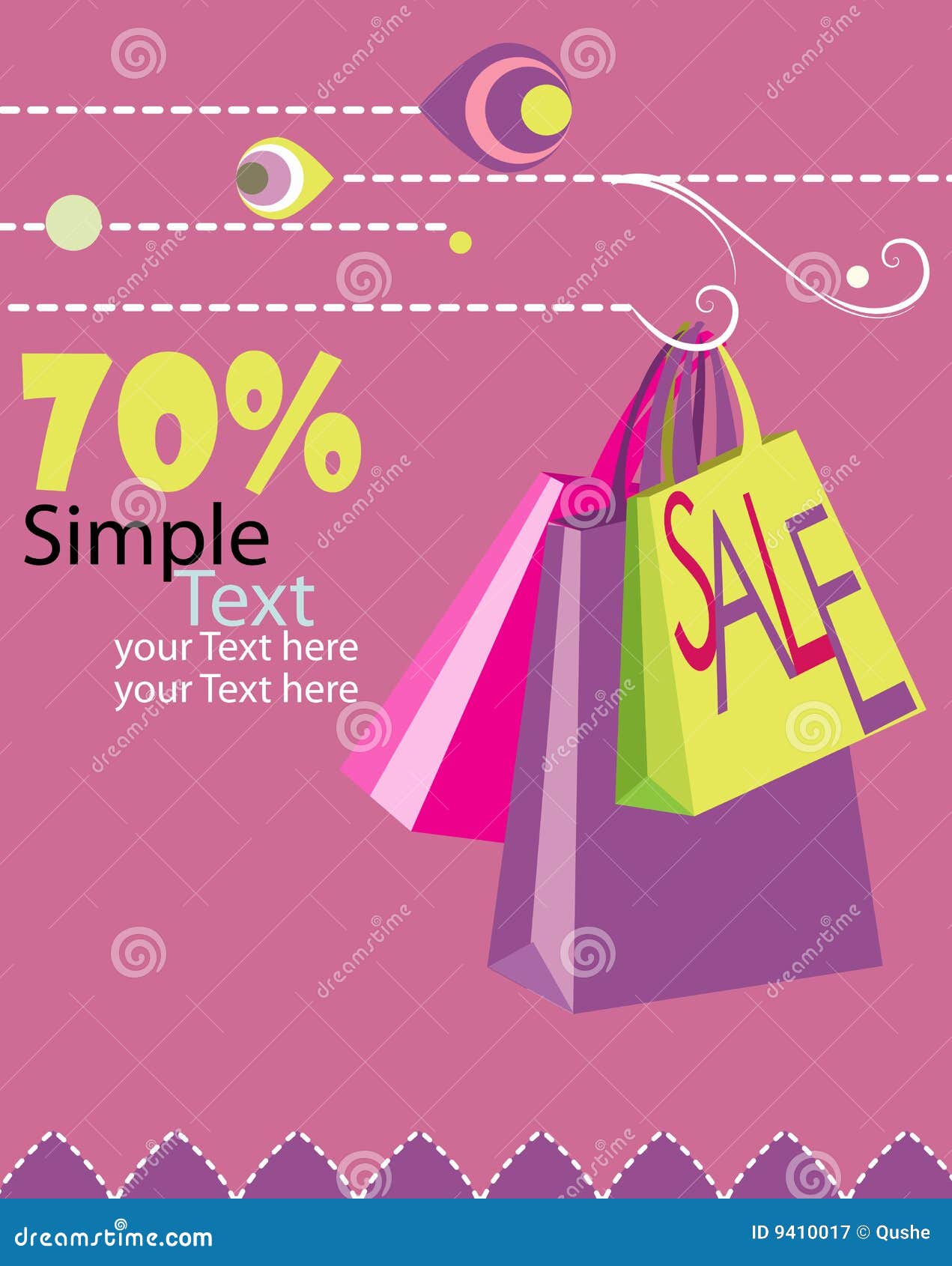 Sale poster stock vector. Illustration of buying, leaflet - 9410017