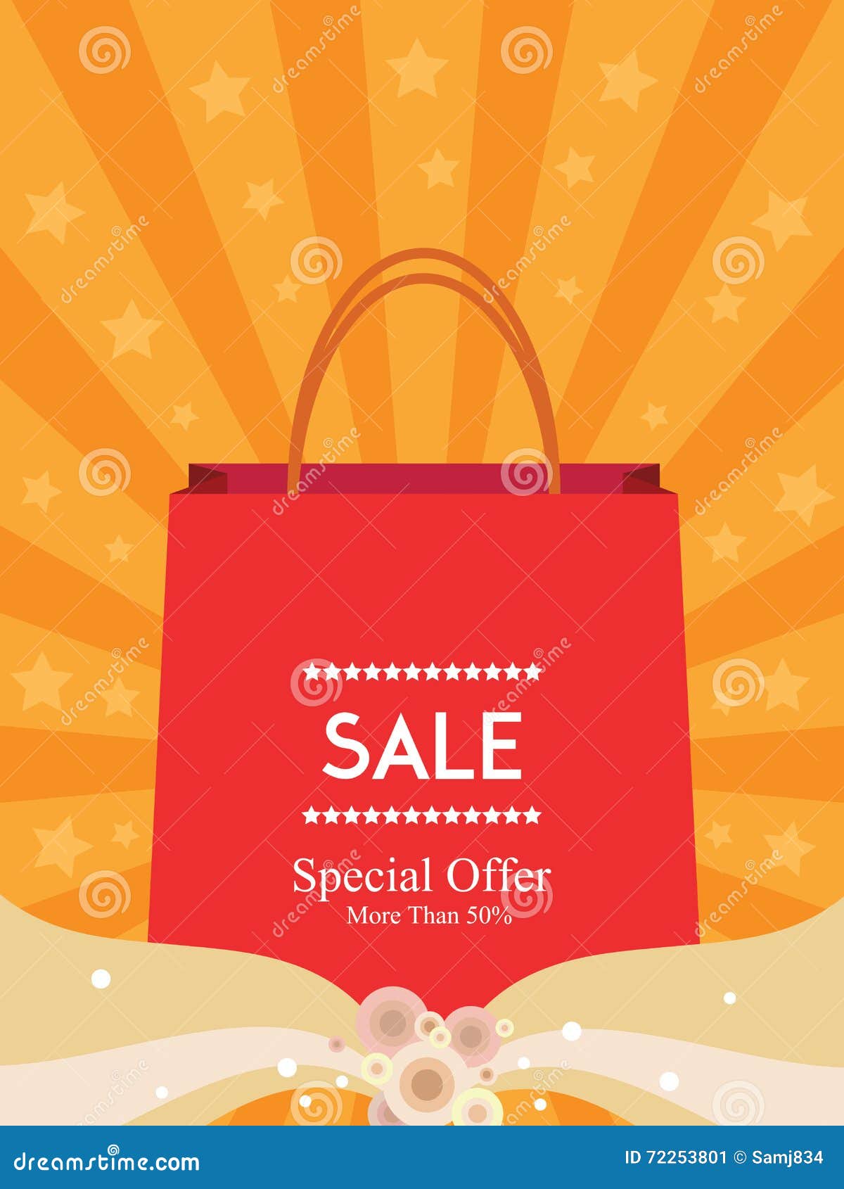 Sale Poster Background stock vector. Illustration of store - 72253801