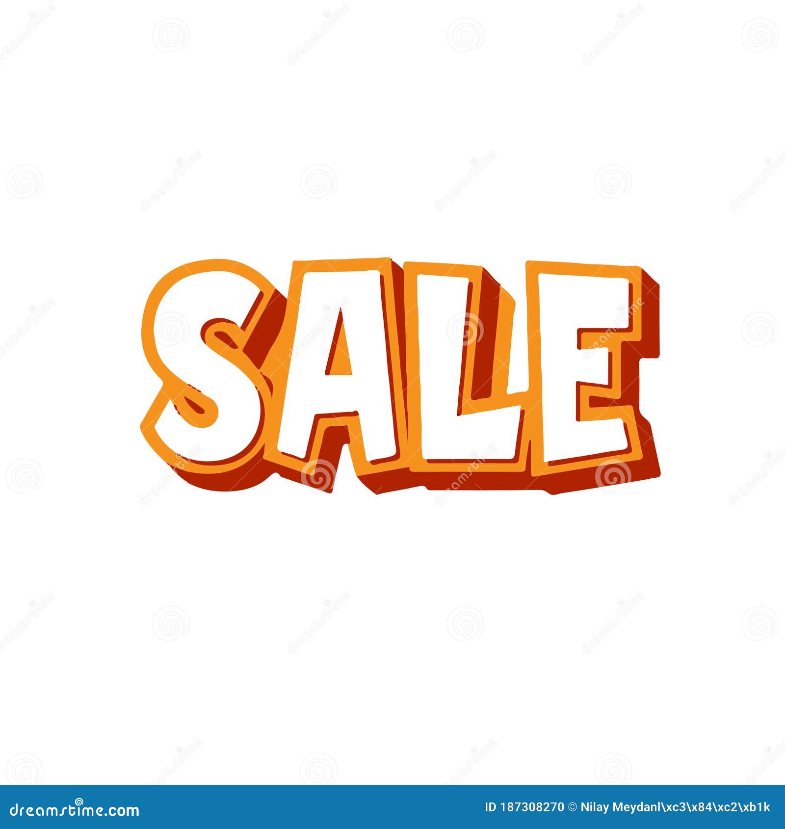 Sale Quote 3d Simple E-commerce Simple Symbol on White Background Stock ...