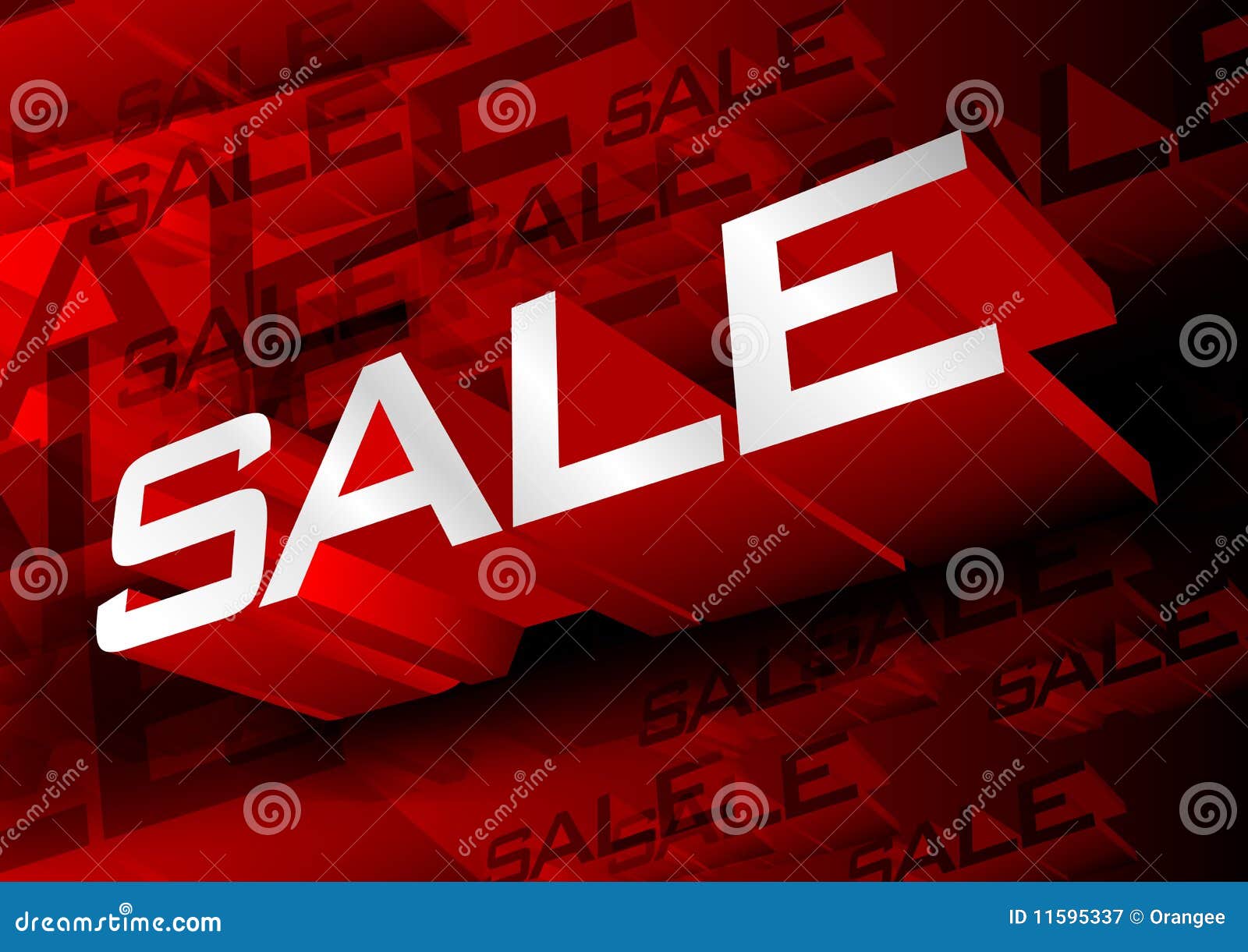 Sale red stock vector. Illustration of commerce, sign - 11595337