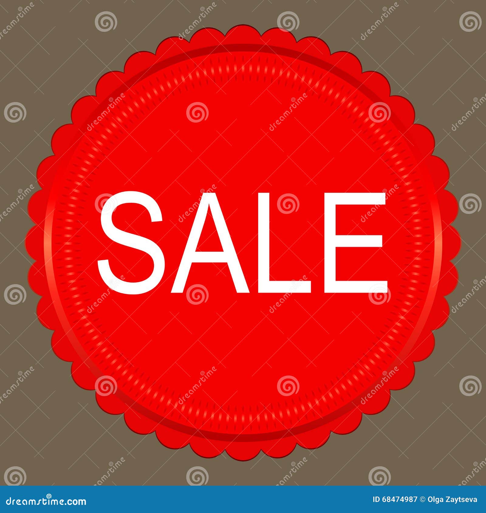 Sale Red Label, Illustration Stock Illustration - Illustration of ...