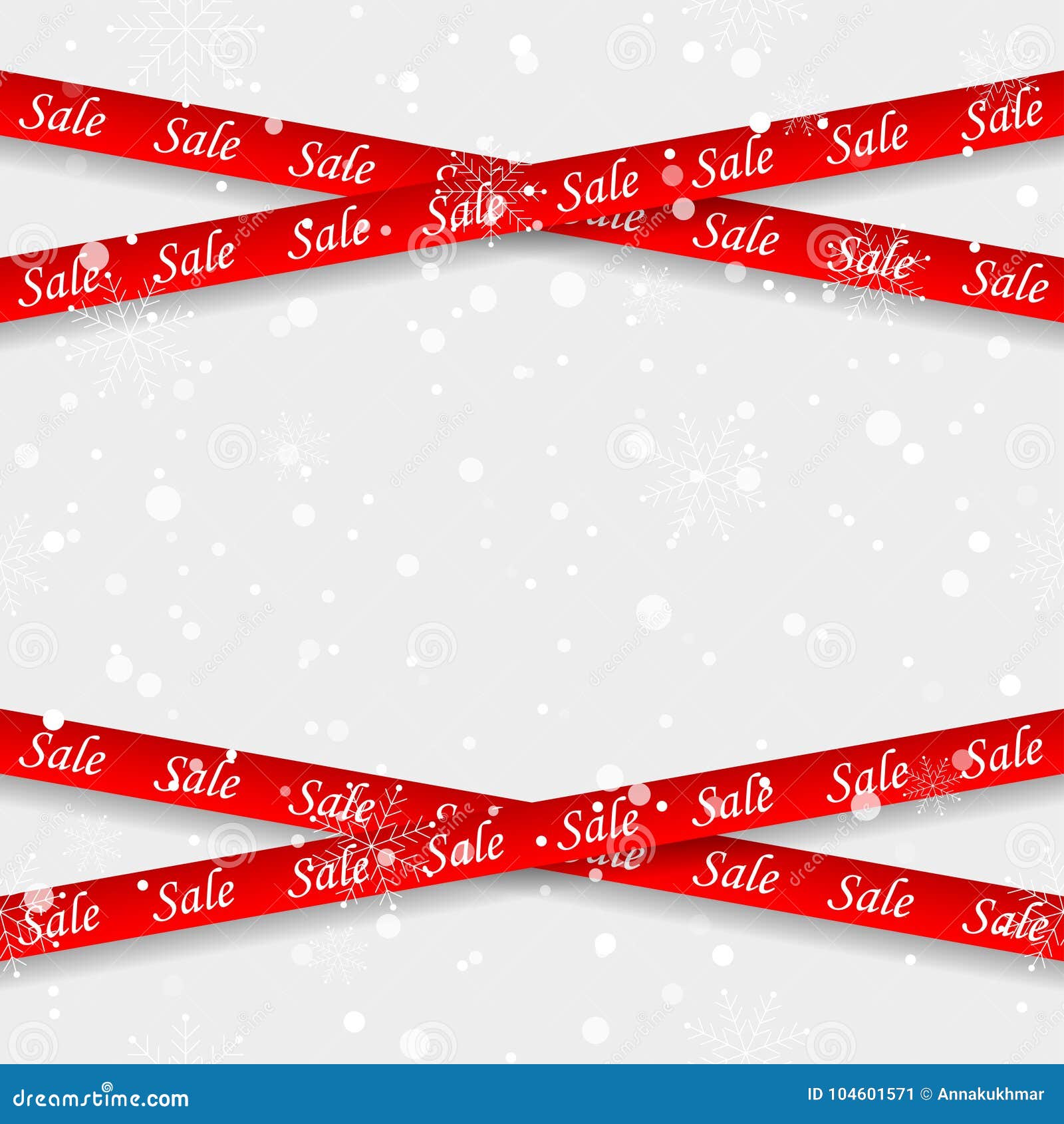 Sale.Red Ribbon.Vector. stock vector. Illustration of card - 104601571