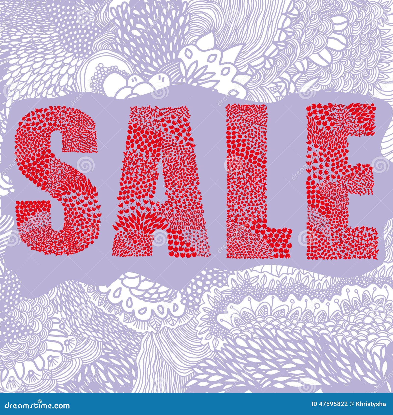 Sale red word stock vector. Illustration of white, sign - 47595822