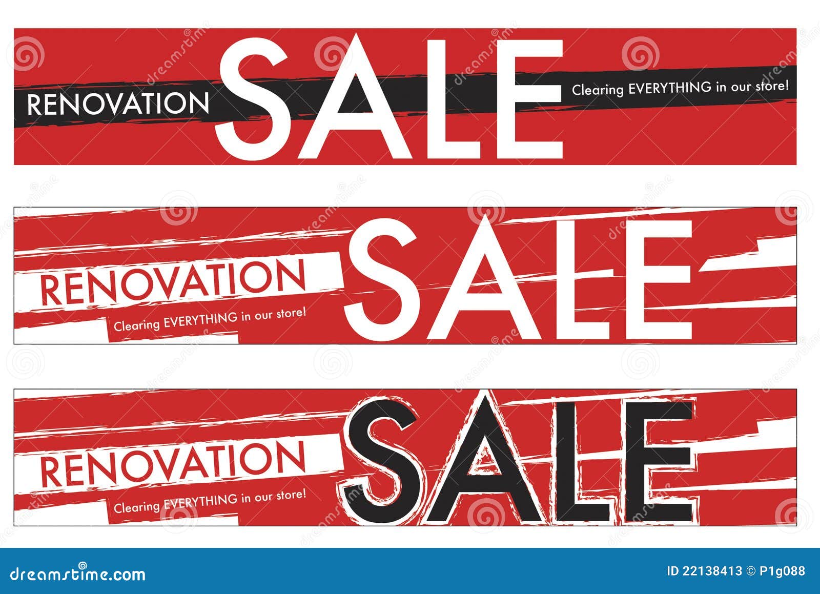 SALE Renovation banner stock illustration. Illustration of white - 22138413