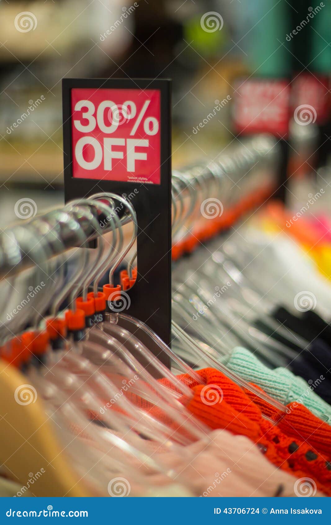 Sale in the retail store stock photo. Image of product - 43706724