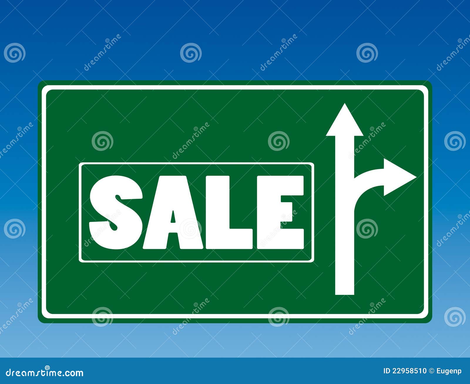 Sale road sign stock vector. Illustration of marketing - 22958510