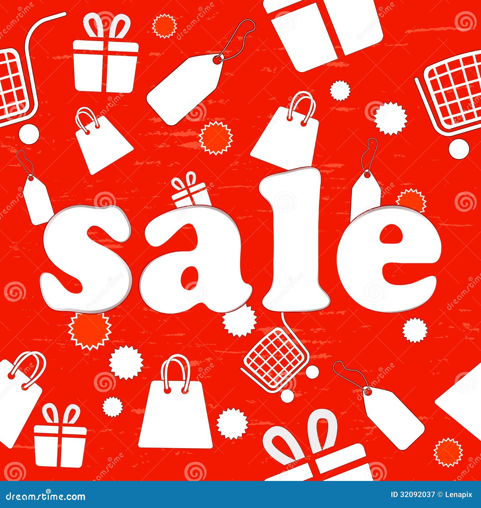 Sale seamless background stock vector. Illustration of happy - 32092037