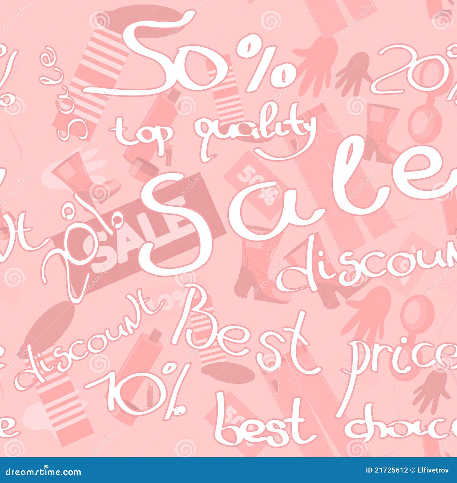 Sale seamless pattern stock vector. Illustration of pattern - 21725612