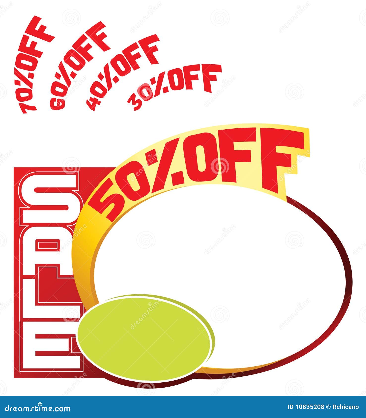 Sale sign stock vector. Illustration of callout, copy - 10835208