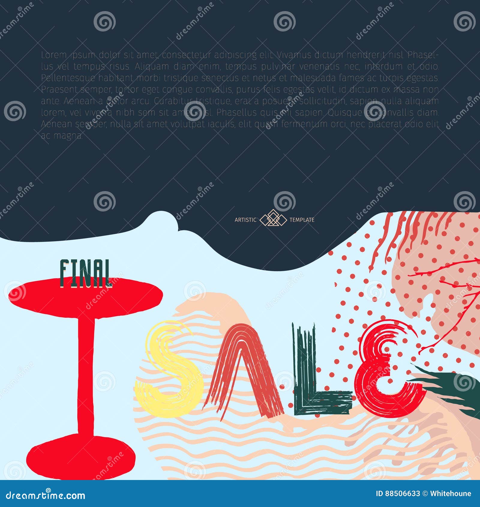 Sale sign card stock vector. Illustration of communication - 88506633