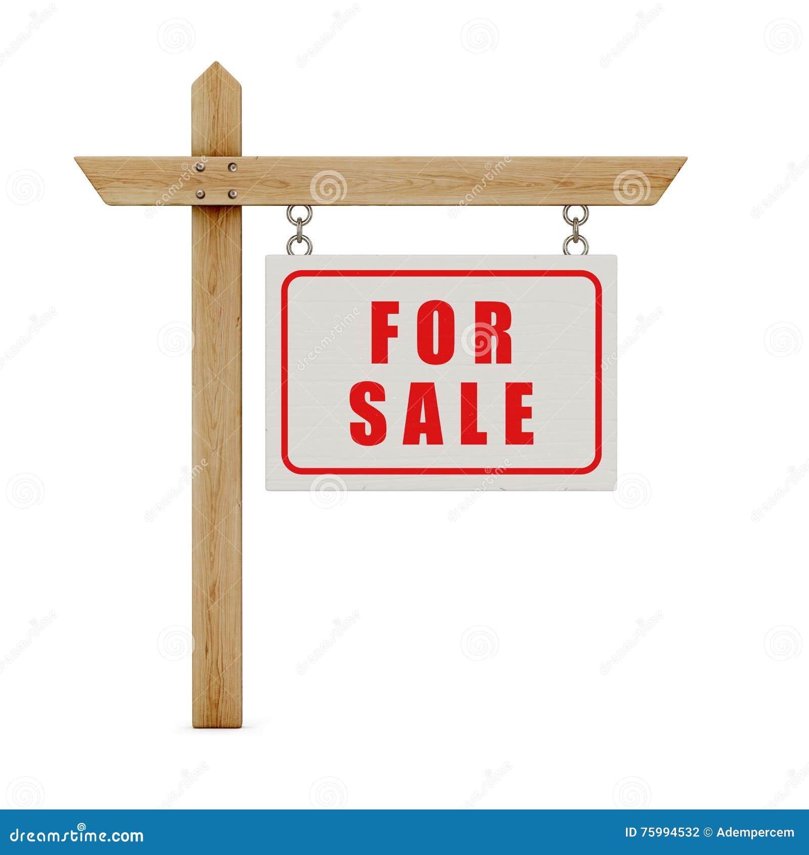For sale sign stock illustration. Illustration of icon - 75994532