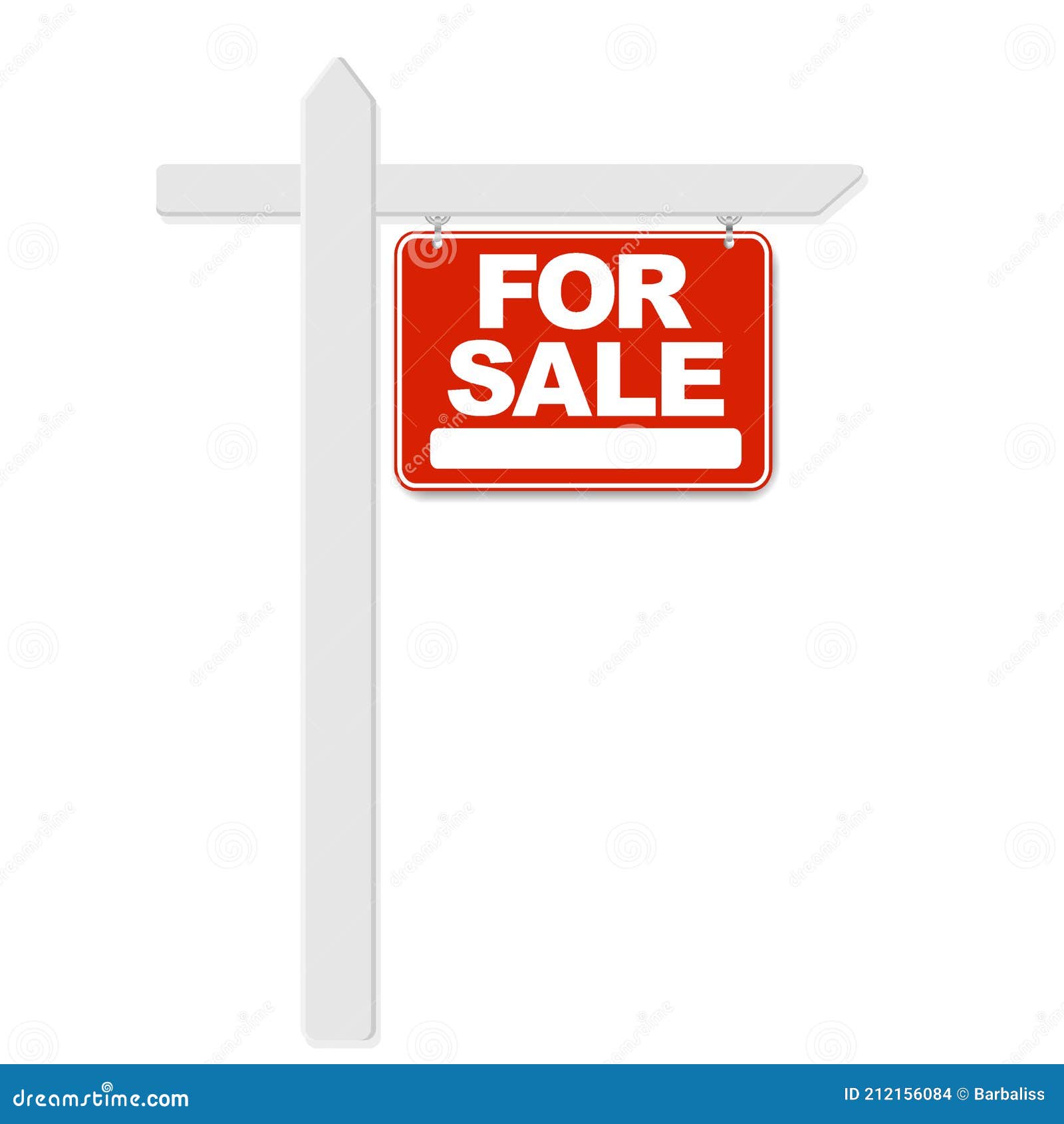 For Sale Sign stock vector. Illustration of objects - 212156084