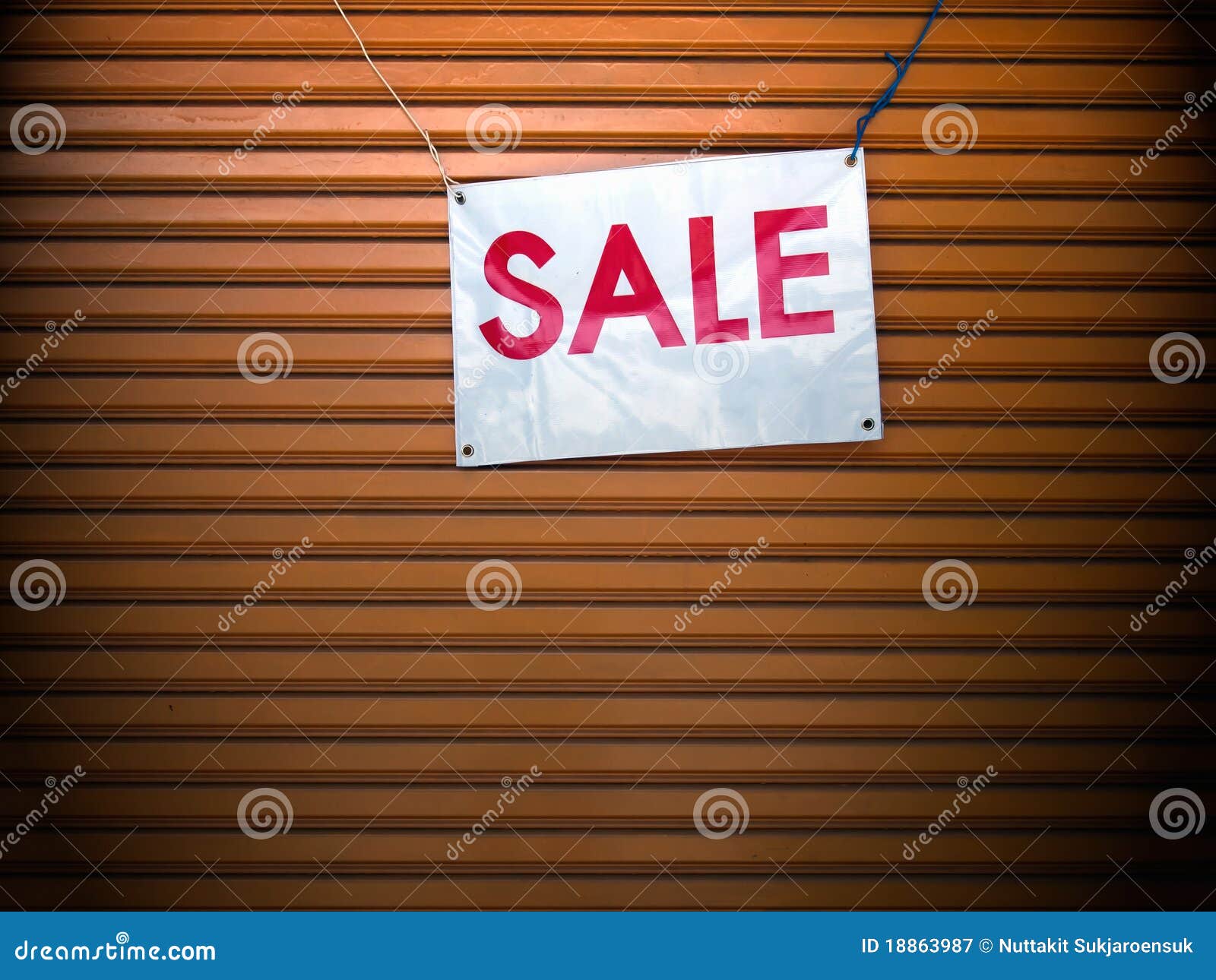 Sale sign hanging stock image. Image of pattern, sign - 18863987