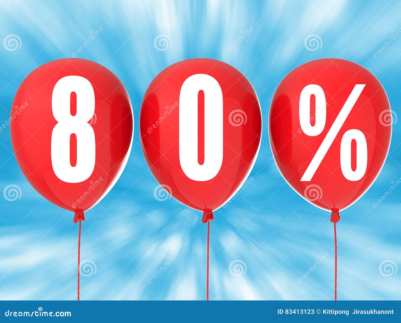 80 sale sign stock illustration. Illustration of promotions - 83413123