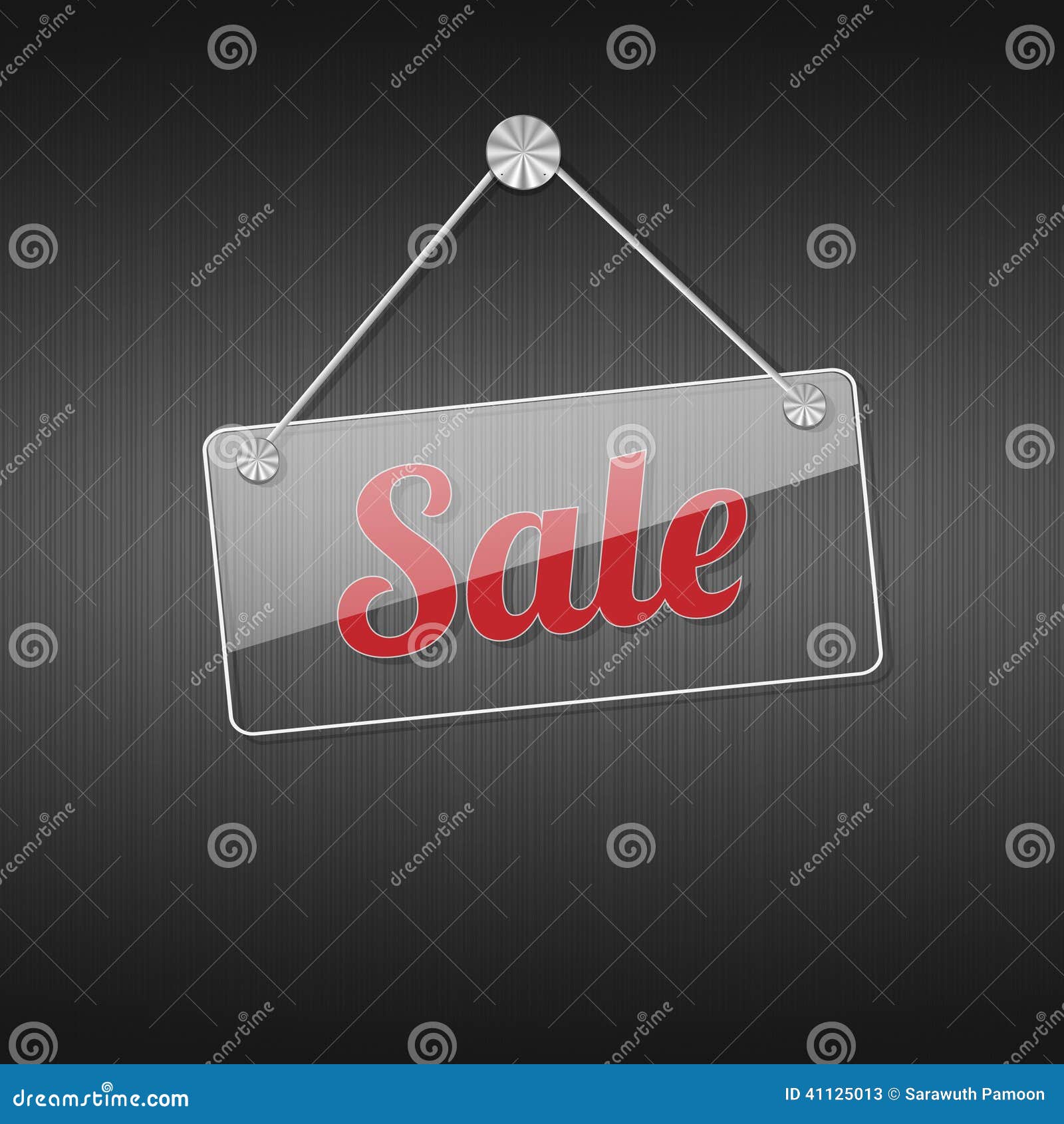 Sale signs hanging stock illustration. Illustration of design - 41125013