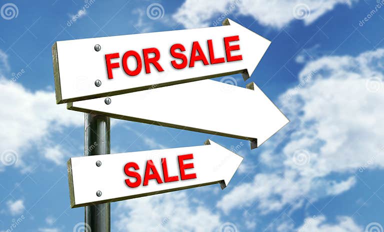 For Sale sing stock image. Image of growth, development - 498167