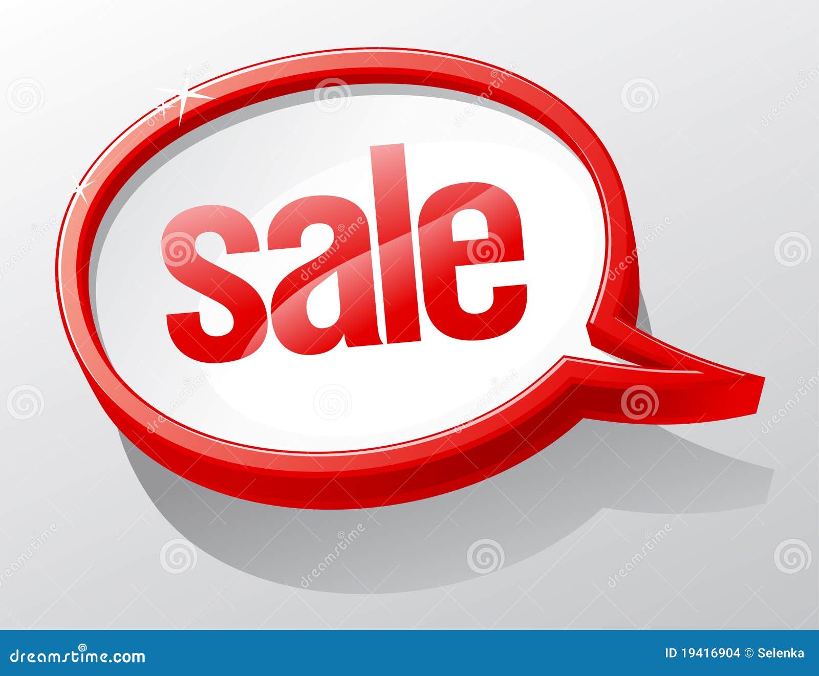 Sale speech bubble. stock vector. Illustration of retail - 19416904