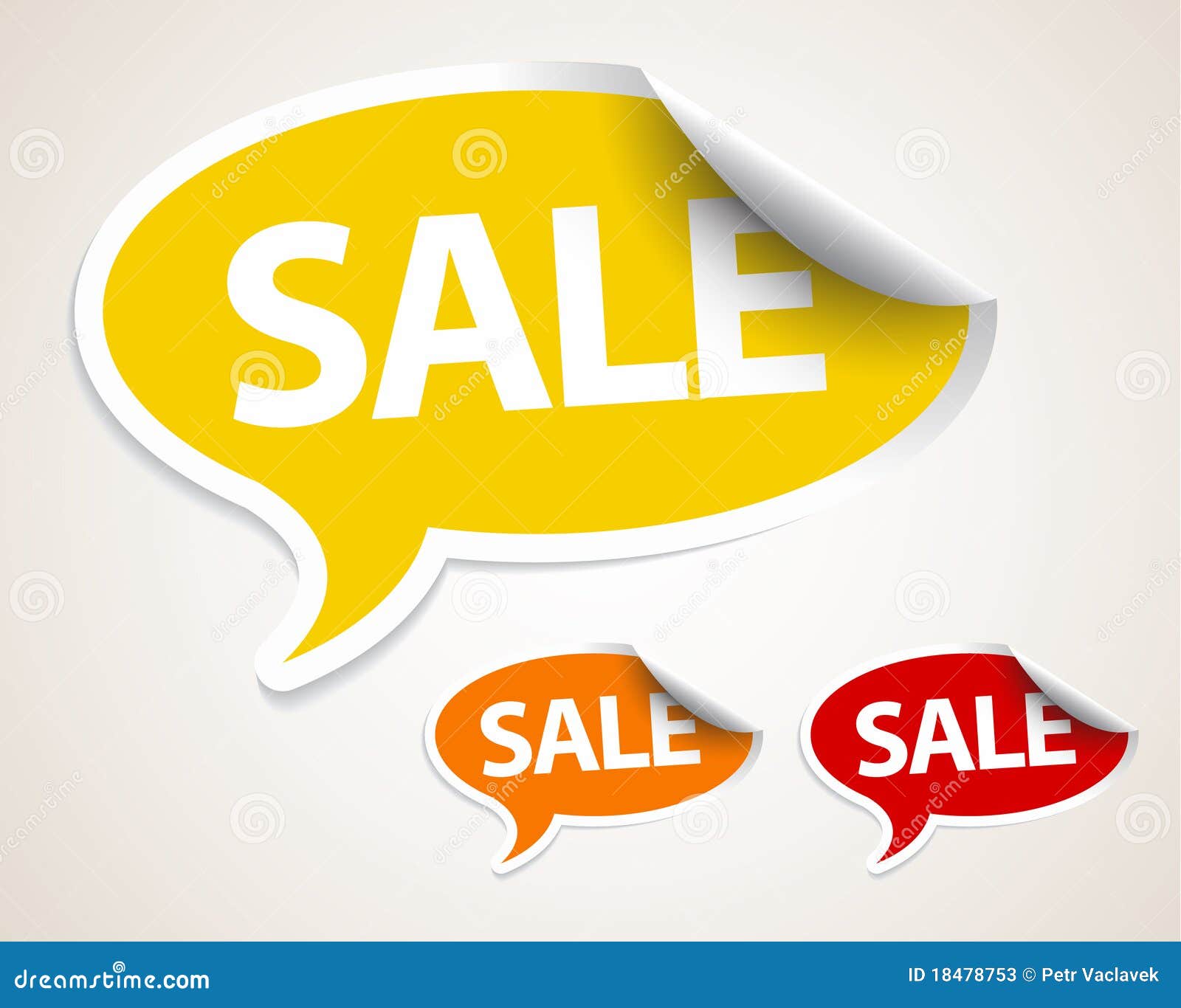 Sale Speech Bubble As Sticker Stock Illustration - Illustration of ...
