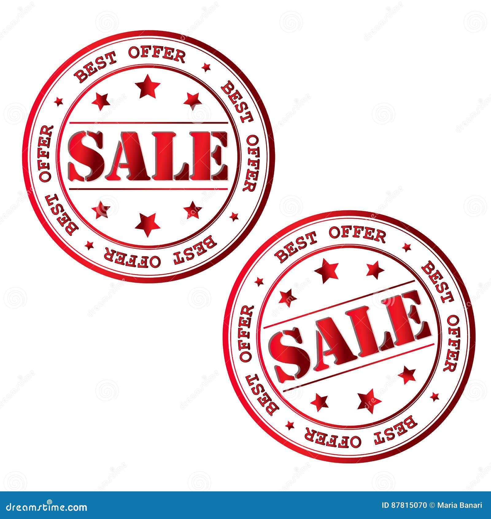 Sale stamp. Vector image. stock vector. Illustration of gift - 87815070