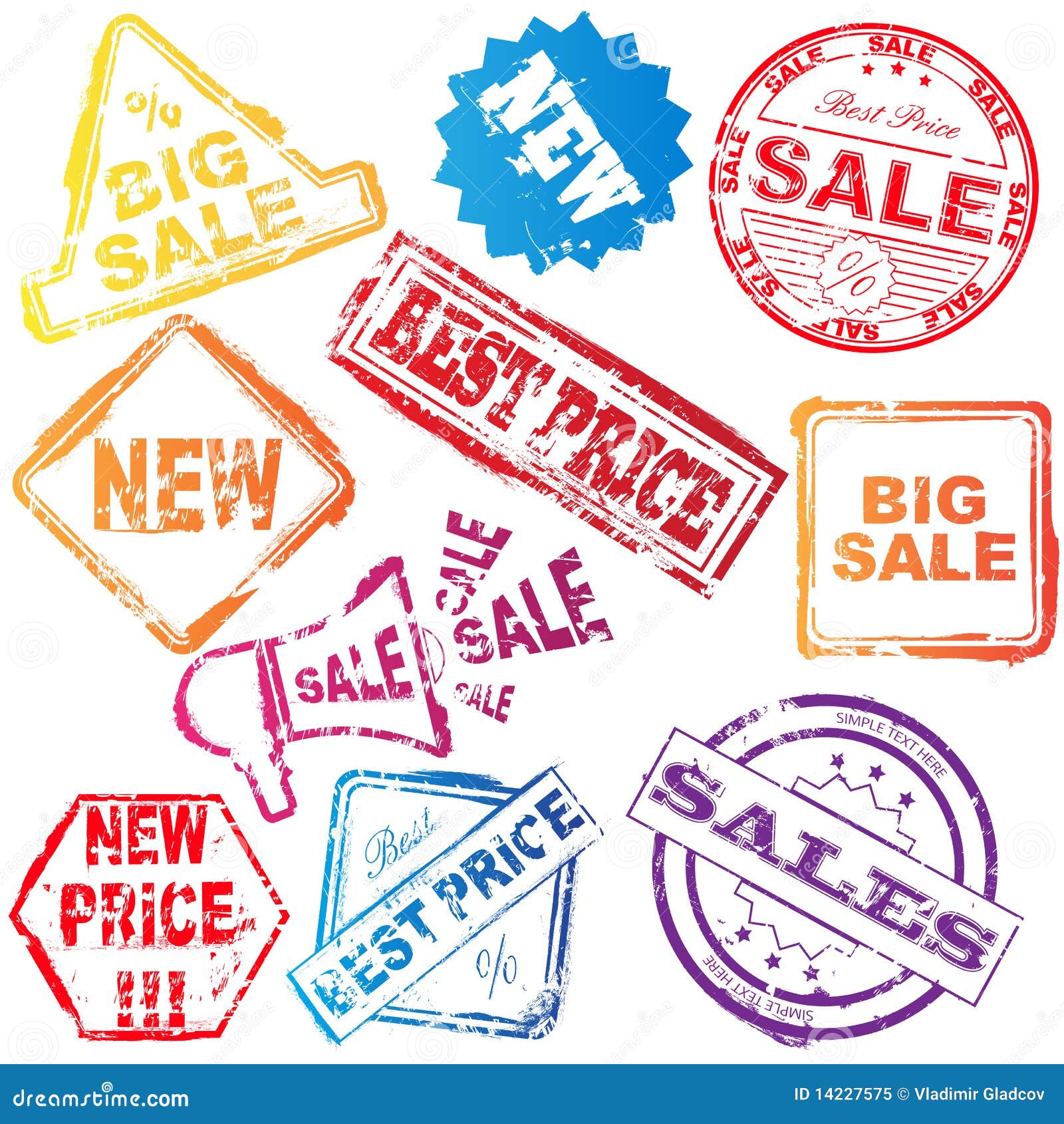 Sale stamps stock vector. Illustration of design, shop - 14227575