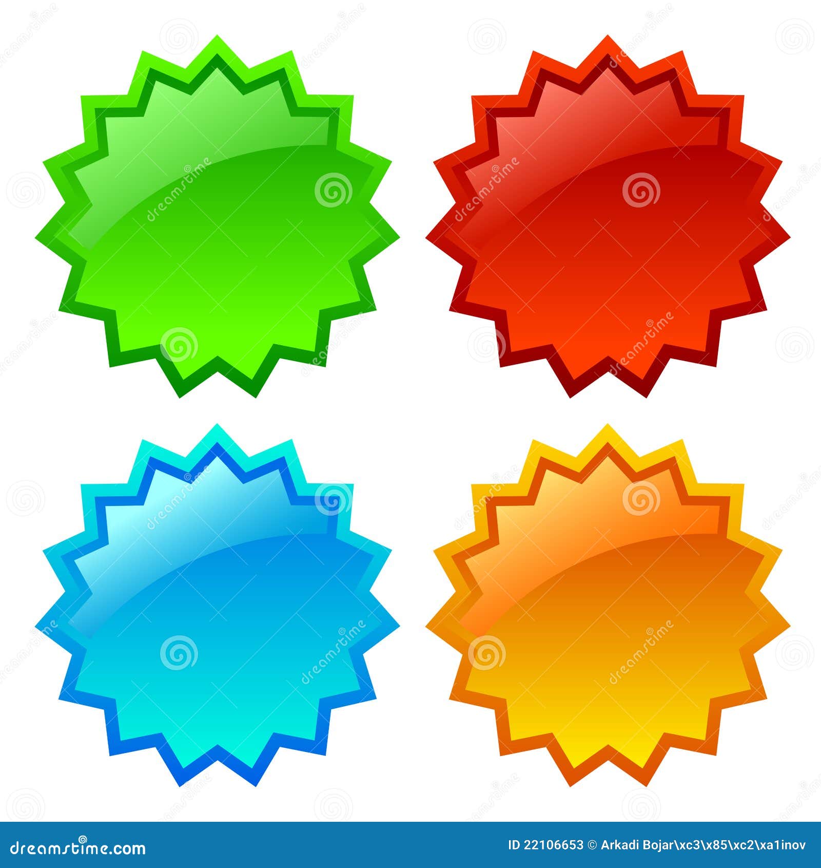Sale star icon stock vector. Illustration of buttons - 22106653