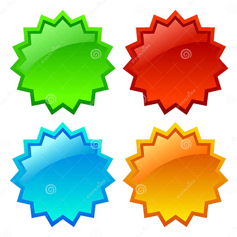 Sale star icon stock vector. Illustration of buttons - 22106653