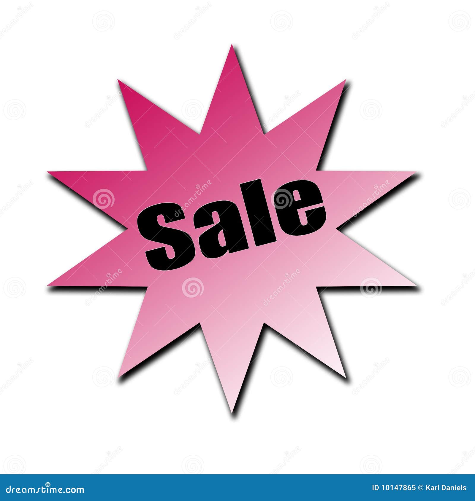Sale Stared Banner stock vector. Illustration of drawn - 10147865