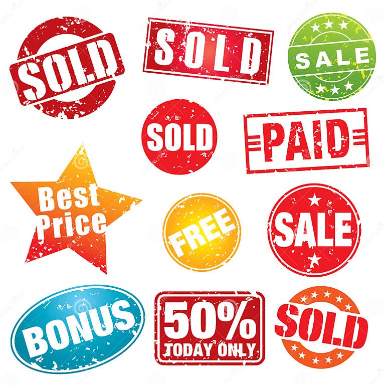 Sale stencils stock vector. Illustration of price, frame - 8852921