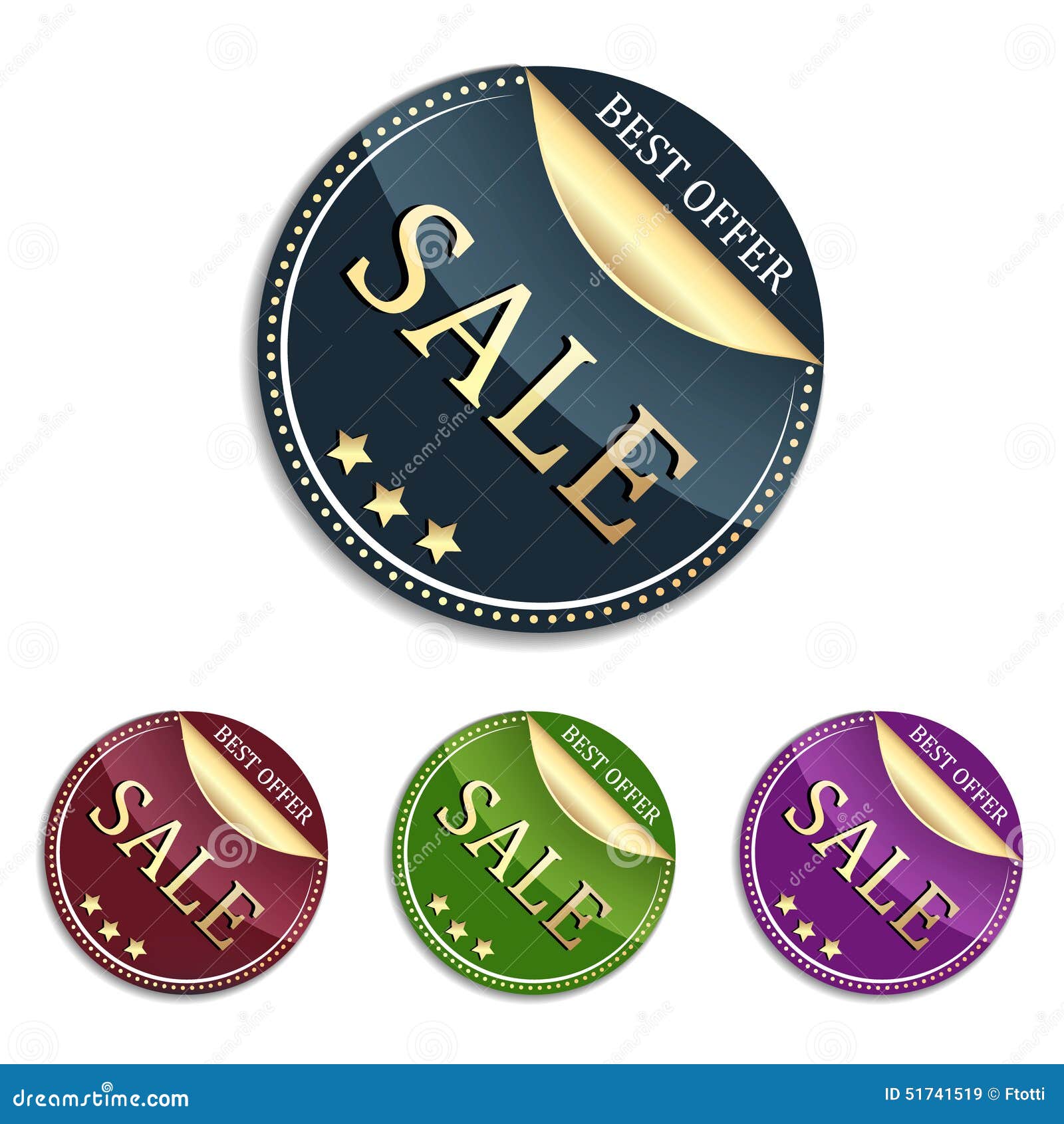 Sale sticker or label stock vector. Illustration of buyer - 51741519
