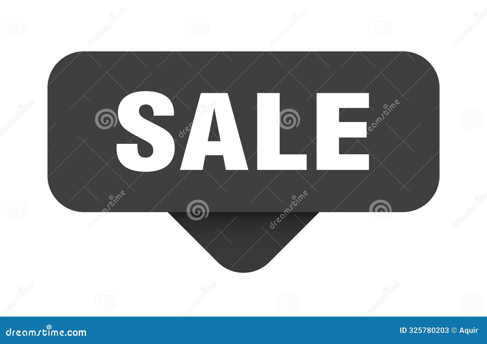 Sale Sticker. Sale Sign on Transparent Background Stock Vector ...