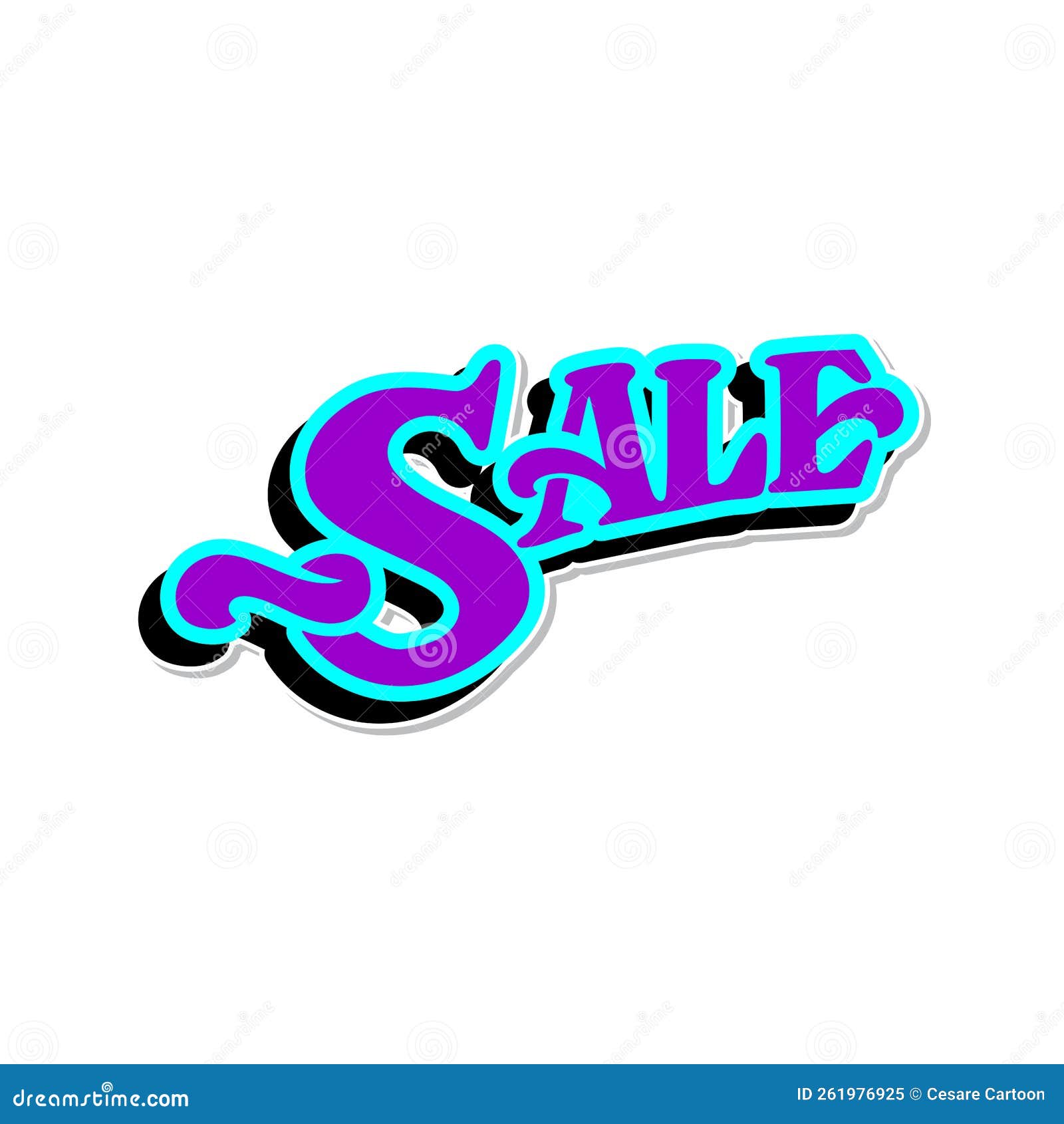 Sale sticker template stock vector. Illustration of vector - 261976925