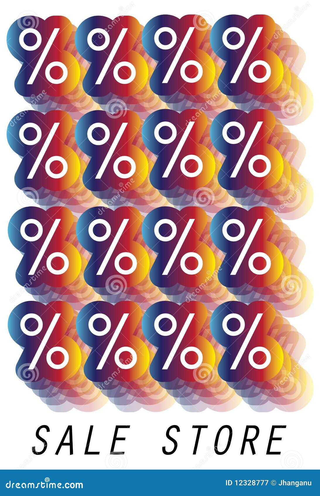 Sale store logo stock illustration. Illustration of elements - 12328777