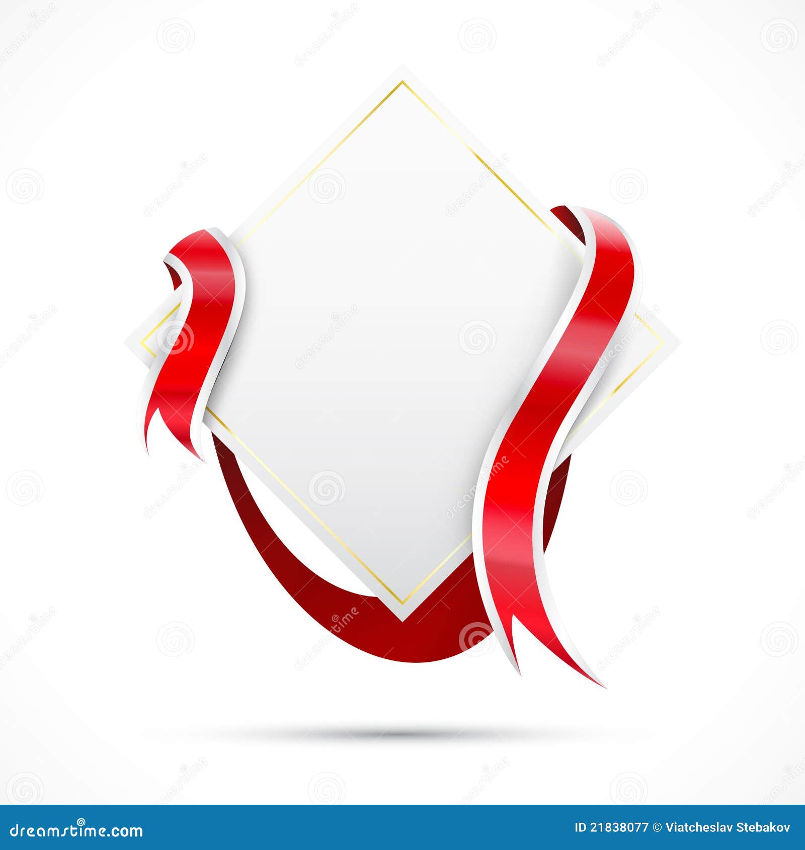 Sale tag with gold frame stock vector. Illustration of promotion - 21838077